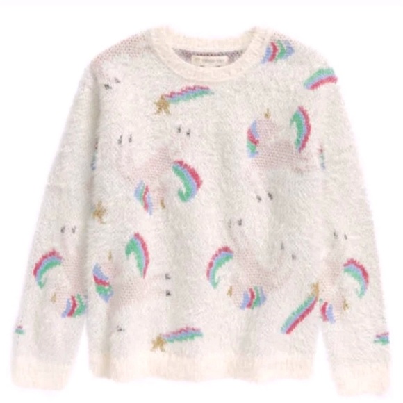 Tucker + Tate | Shirts & Tops | Tucker Tate Cozy Unicorn Rainbow Gold ...